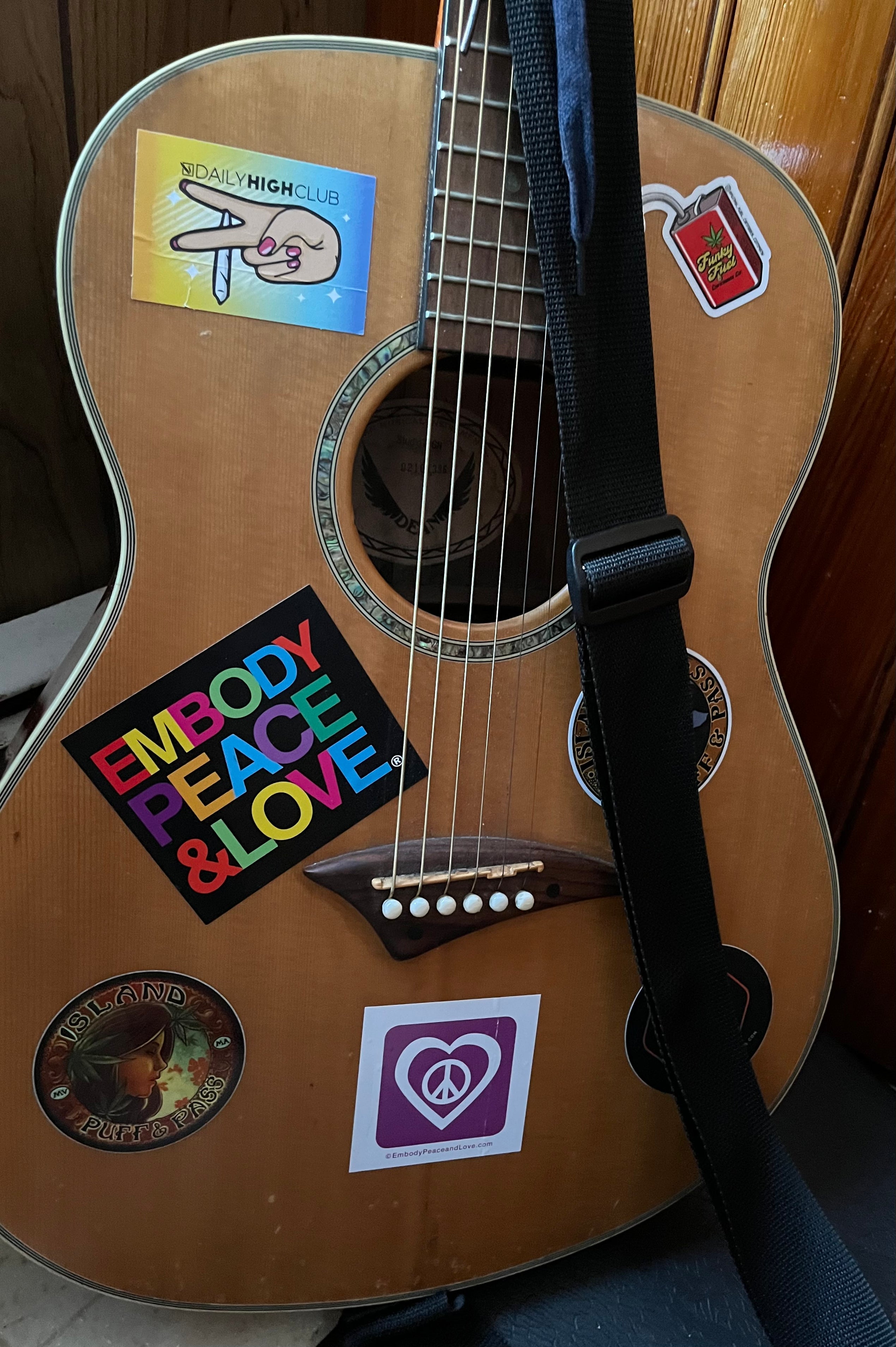 Peace & Love Sticker – Embody Peace and Love