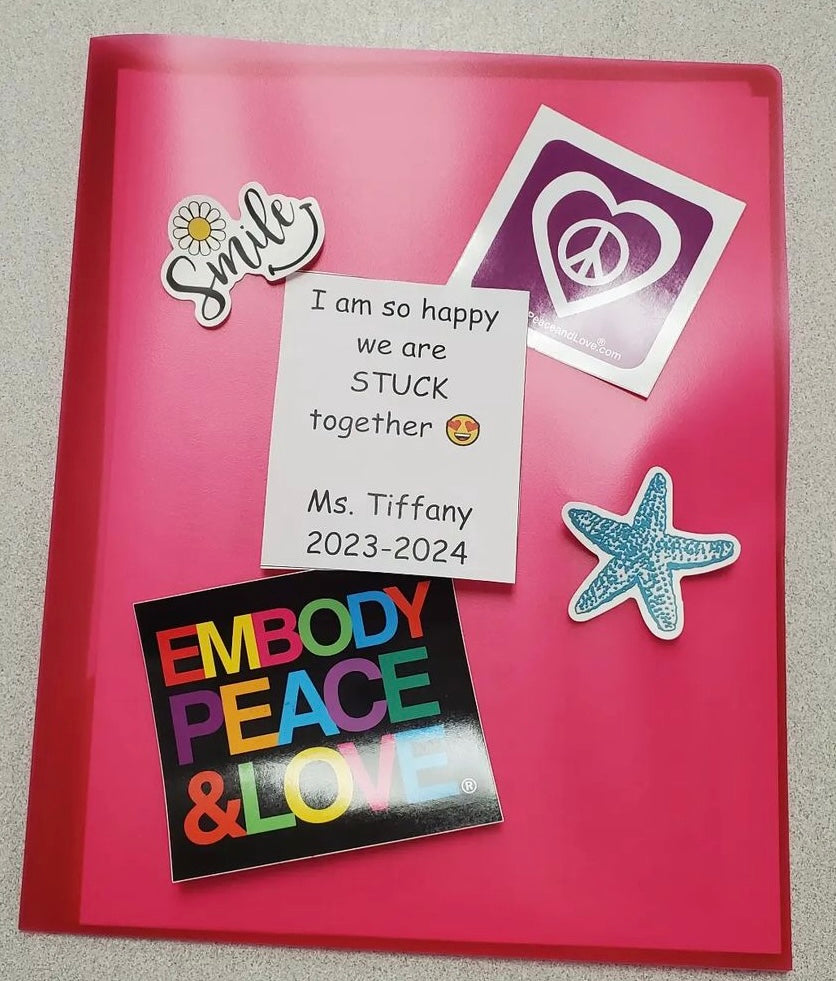 Peace & Love Sticker – Embody Peace and Love