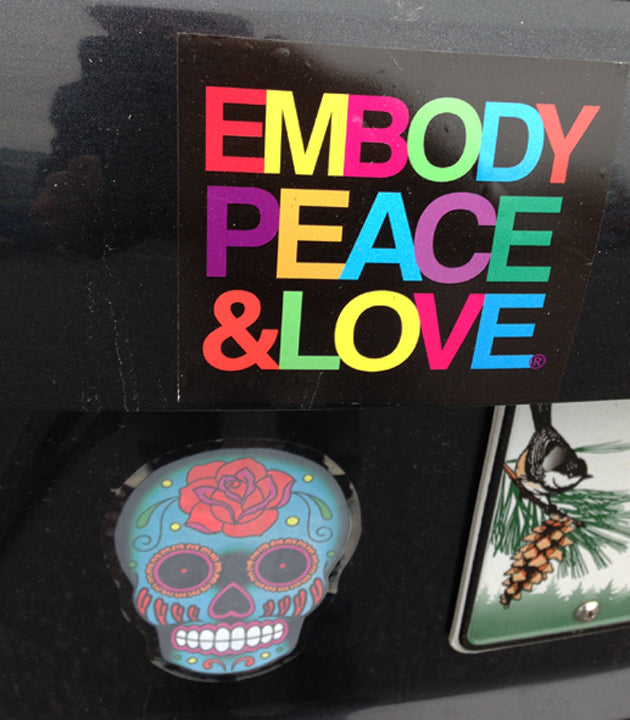 Embody Peace & Love® Sticker – Embody Peace and Love