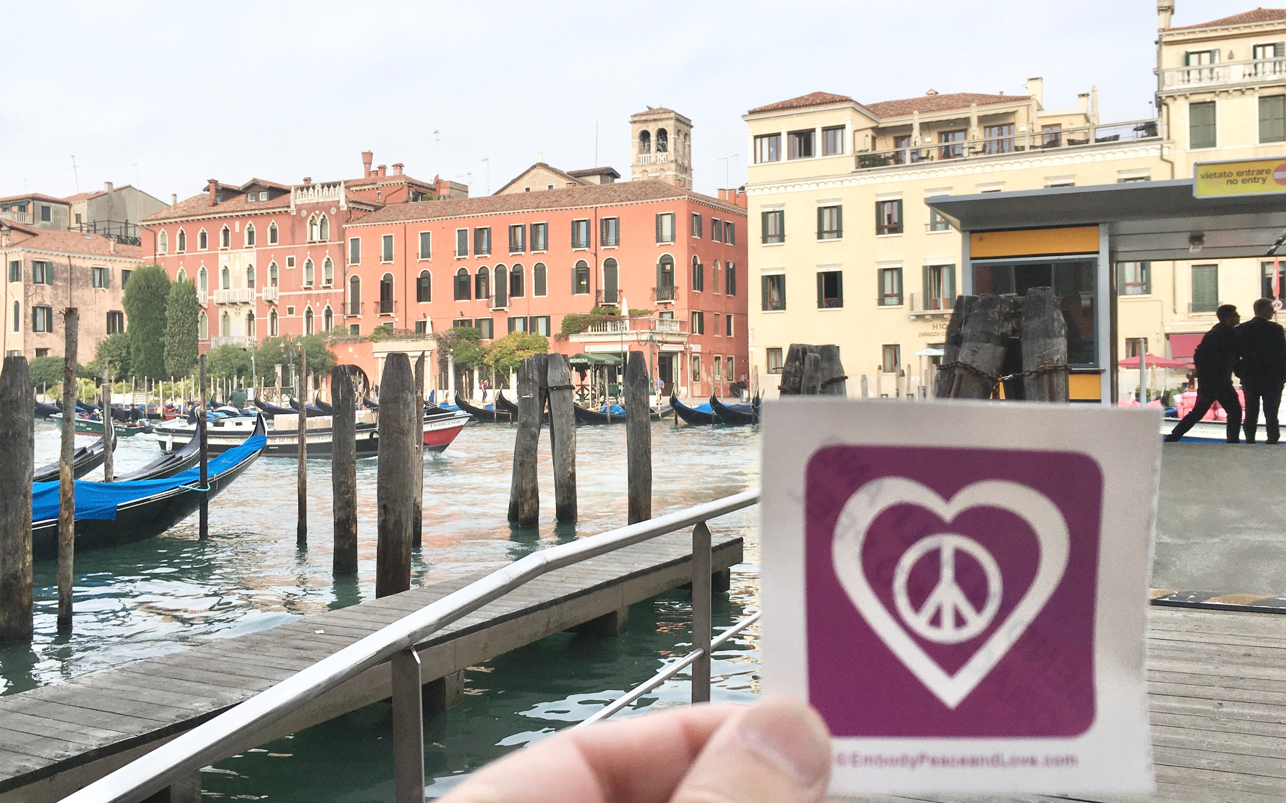 Peace & Love Sticker – Embody Peace and Love